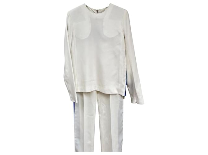 Céline suit White Viscose ref.913685 - Joli Closet