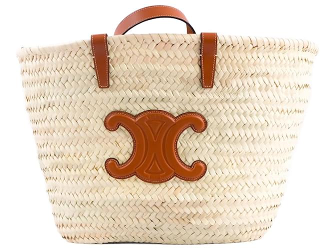 Céline CELINE Handbags Wicker Beige ref.922321 - Joli Closet