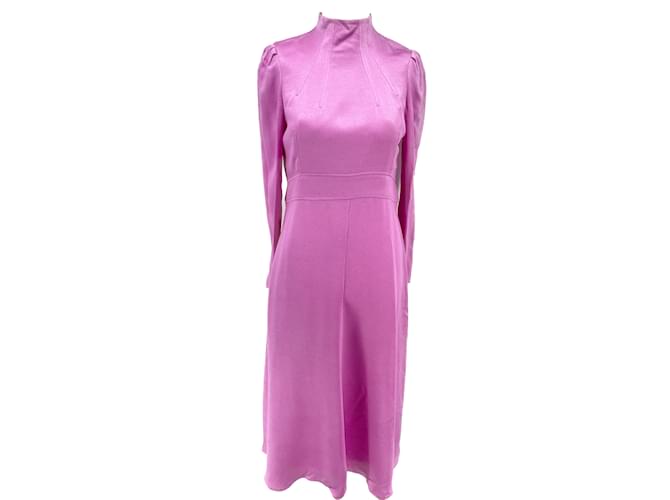 VALENTINO GARAVANI Robes T.IT 42 silk Soie Rose ref.922457 - Joli Closet
