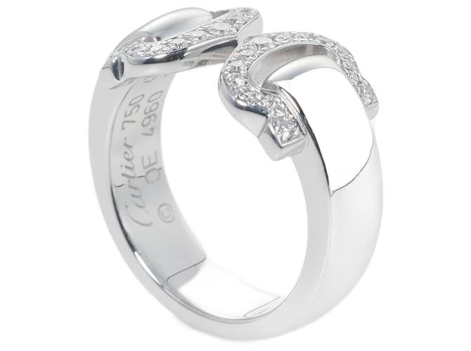 cartier 2C C2 Or blanc Argenté ref.933602 - Joli Closet