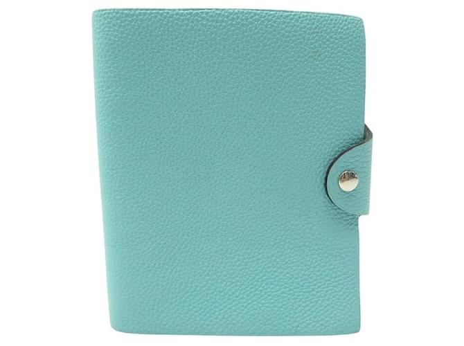 Hermès COVER CAHIER HERMES ULYSSE NEO PM BLUE LEATHER LEATHER NOTEBOOK ...