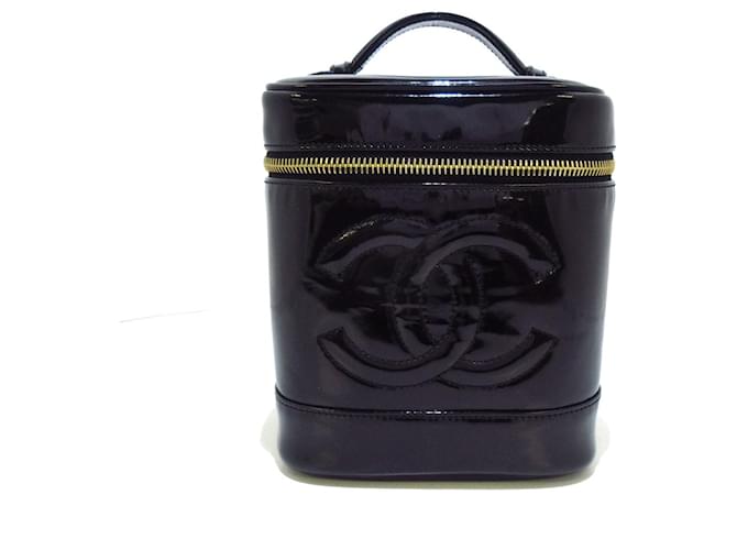 Chanel Vanity Black Patent leather ref.940320 - Joli Closet