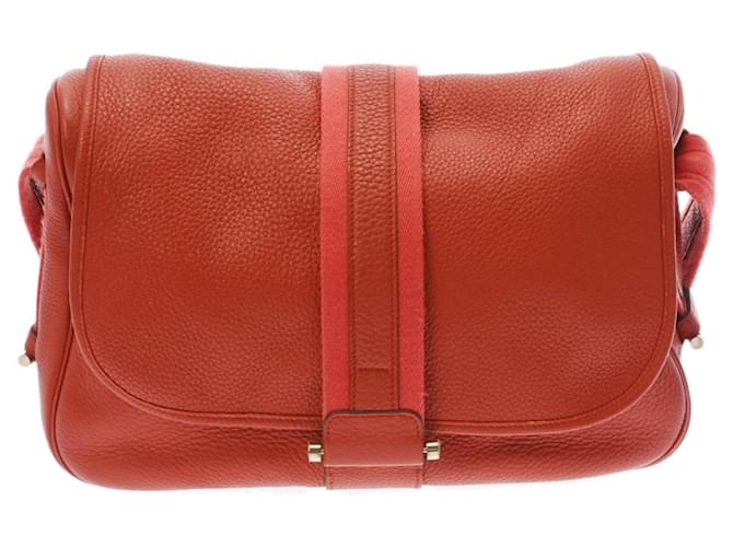 Hermès Bourlingue Orange Leather ref.940429 - Joli Closet