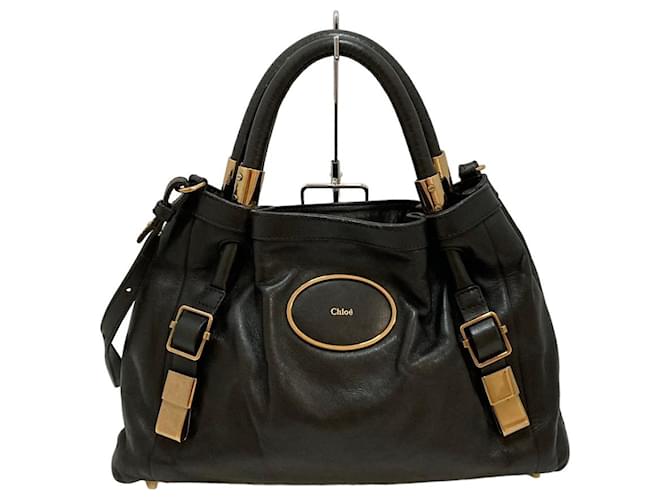 Chloé Victoria Black Leather ref.941380 - Joli Closet