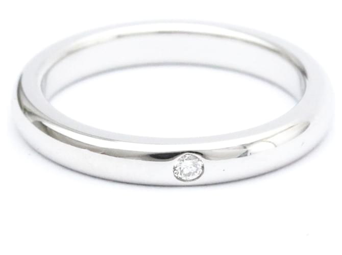 Tiffany & Co Stacking band Silvery Platinum ref.941613 - Joli Closet