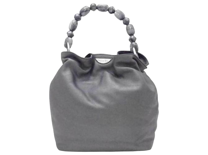 Dior Malice Grey Leather ref.941818 - Joli Closet