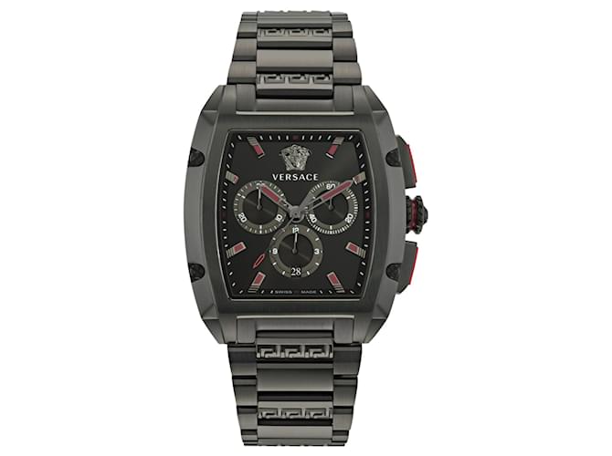 Versace Dominus Chronograph Watch Black ref.946922 - Joli Closet