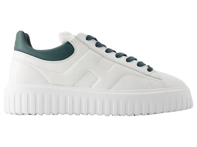 H-Stripes Allacciato Sneakers - Hogan - Leather - White ref.947225 ...