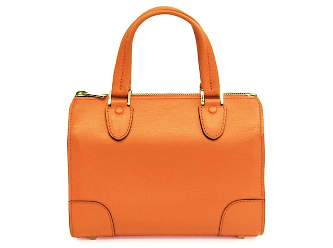 Valextra Babila Orange Leather ref.947587 - Joli Closet