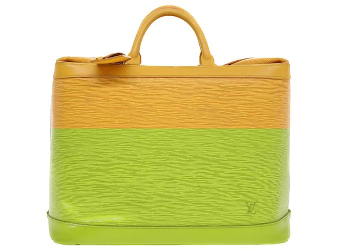 Louis Vuitton Boston Yellow Leather ref.949994 - Joli Closet