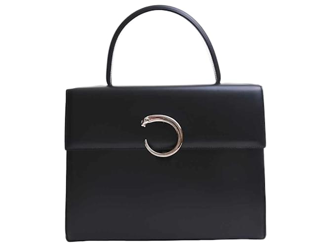 Cartier Panthère Black Leather ref.950105 - Joli Closet