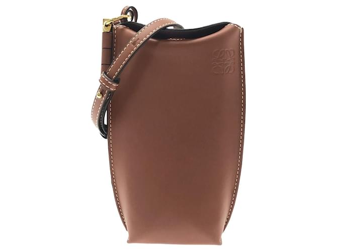 Loewe Gate Brown Leather ref.950133 - Joli Closet