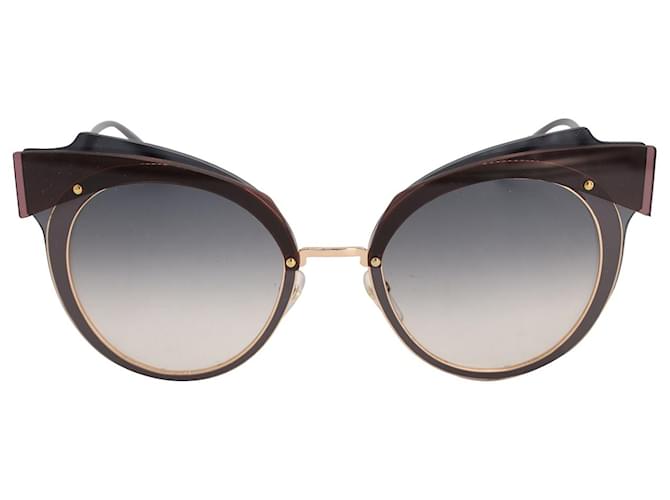 Marc Jacobs MARC 101/S DDB/9C Cat Eye Sunglasses in Gold Metal Golden ...