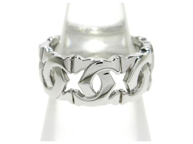 Cartier Entrelacé Or blanc Argenté ref.958155 - Joli Closet