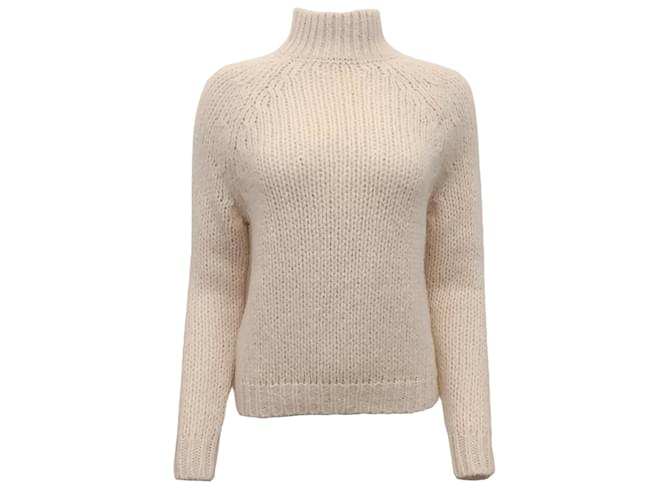 Peserico Light Pink Angora Mock Turtleneck Sweater Wool ref.966067 ...