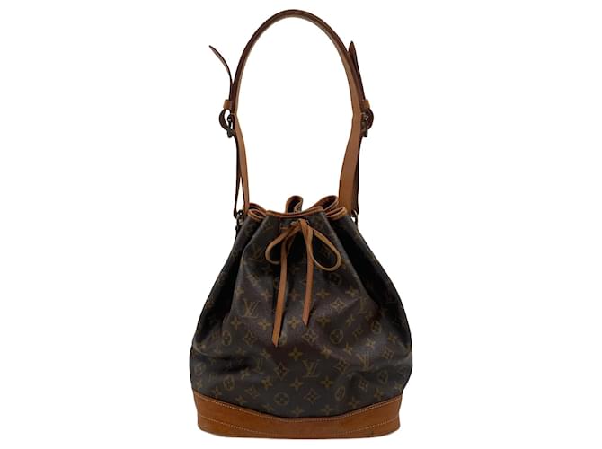 Brown Coated Canvas Louis Vuitton Noe Cloth ref.967569 - Joli Closet