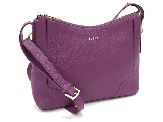 Furla Purple Leather ref.1000335 - Joli Closet