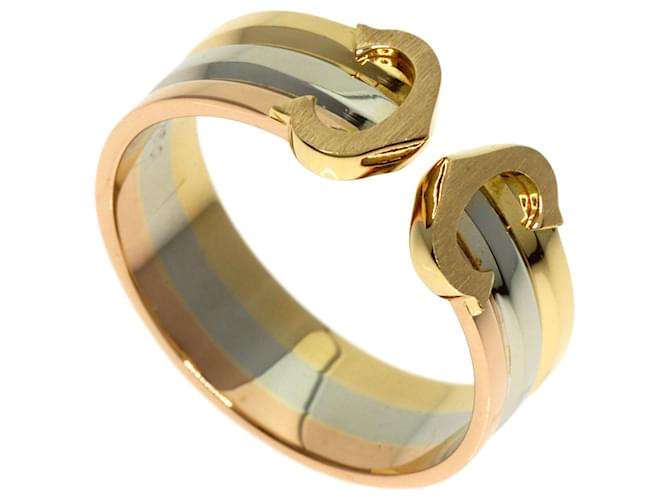 cartier 2C C2 Or jaune Doré ref.1000592 - Joli Closet