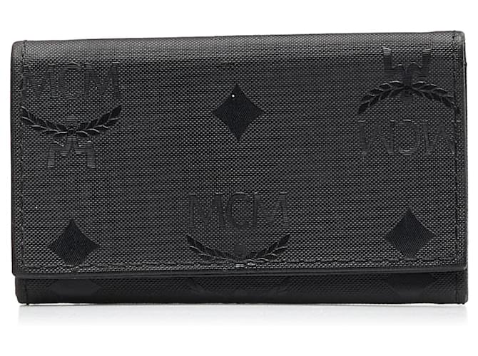 MCM Black Visetos Key Holder Plastic ref.1000959 - Joli Closet