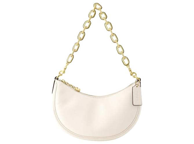 Mira Hobo Bag - Coach - Leather - Chalk White Pony-style calfskin ref ...