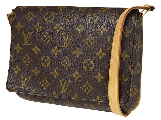 Louis Vuitton Musette Tango Brown Cloth ref.1009044 - Joli Closet