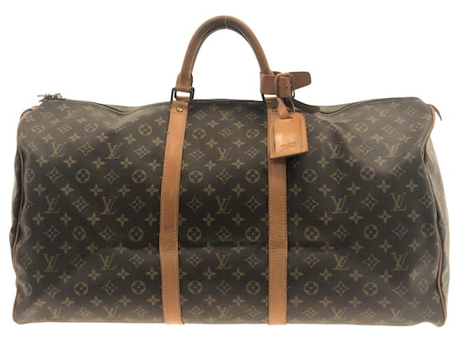 Louis Vuitton Keepall 60 Brown Cloth ref.973123 - Joli Closet