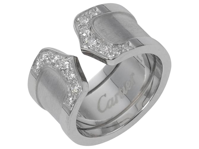 cartier 2C C2 Or blanc Argenté ref.973602 - Joli Closet