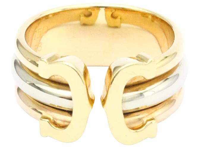 Trinity cartier 2C C2 Golden Yellow gold ref.974184 - Joli Closet