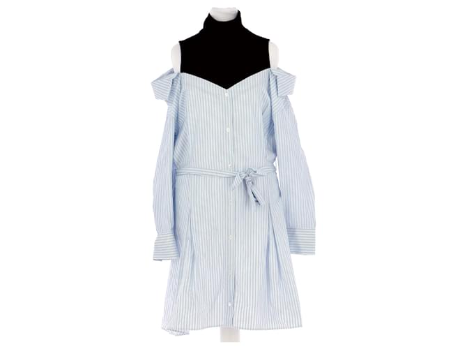 Maje robe Light blue Cotton ref.975716 - Joli Closet