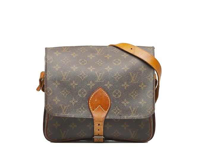 Louis Vuitton Monogram Cartouchiere GM M51252 Brown Cloth ref.976561 ...