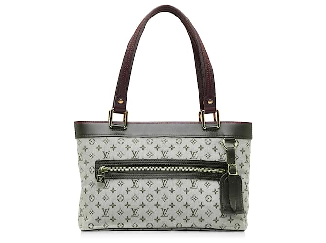 Louis Vuitton Red Monogram Mini Lin Lucille PM Leather Cotton Pony ...