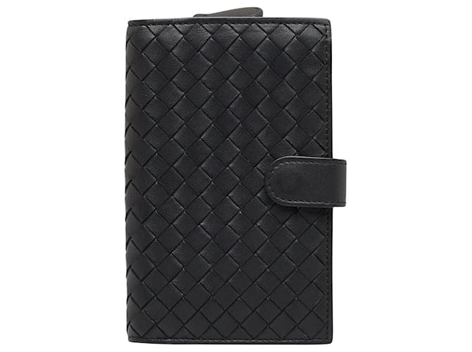 Bottega Veneta Intrecciato Cuir Noir ref.984758 - Joli Closet