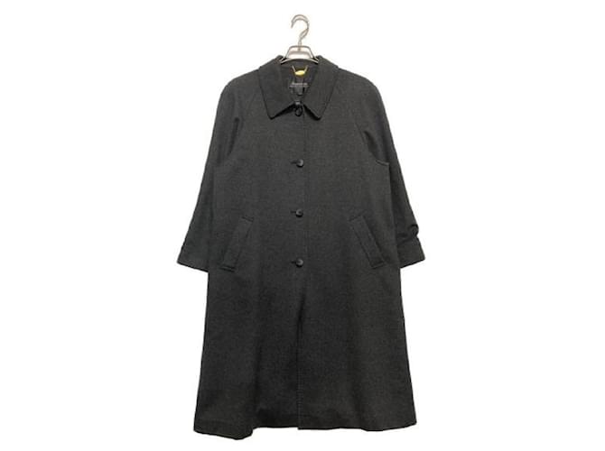 BALMAIN Gray Cashmere Coat Grey ref.987945 - Joli Closet