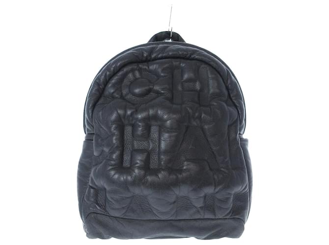 Chanel Black Leather ref.990099 - Joli Closet