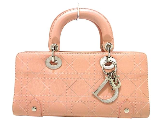 Dior Lady D-Joy Pink Leather ref.992014 - Joli Closet