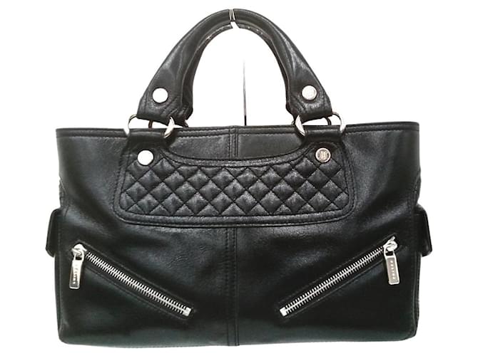 Céline Celine Boogie Black Leather ref.992016 - Joli Closet
