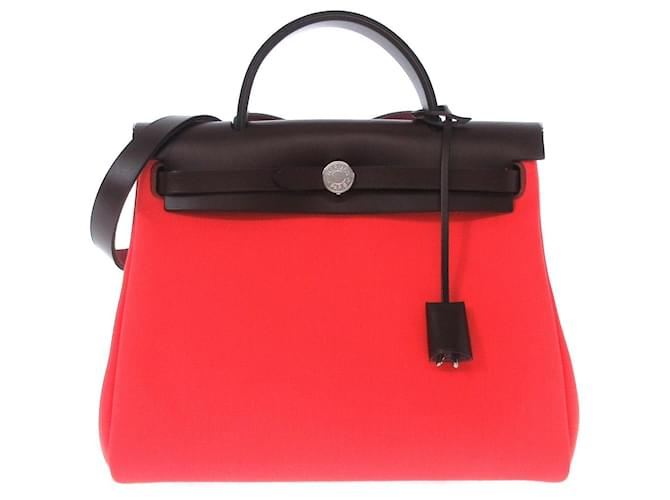 Hermès Hermes herbag Pink Cloth ref.992484 - Joli Closet