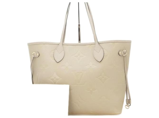 Louis Vuitton Neverfull MM Beige Leather ref.993220 - Joli Closet