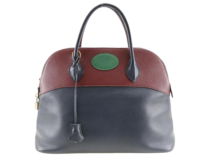 Hermès Bolide Navy blue Leather ref.993370 - Joli Closet