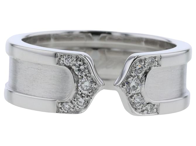 cartier 2C C2 Silvery White gold ref.996809 - Joli Closet