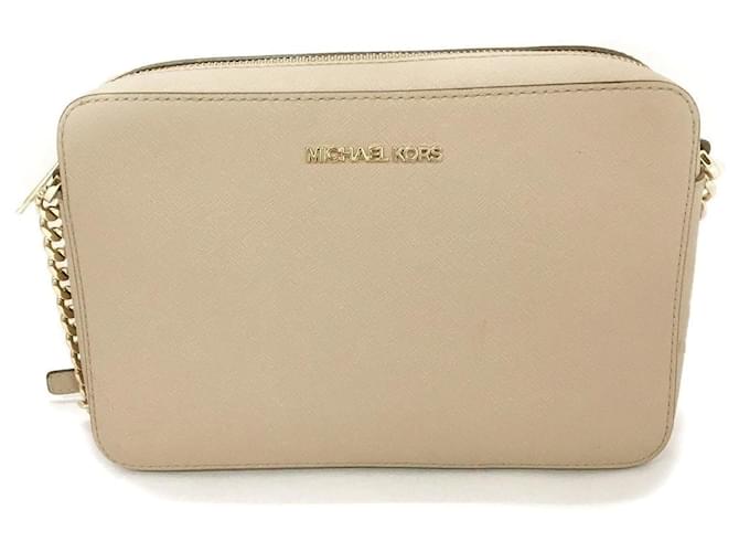 Michael Kors Jet Set Beige Leather ref.997796 - Joli Closet