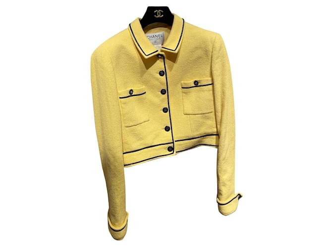 Chanel Barbie Collector Black Yellow Wool ref.998547 - Joli Closet