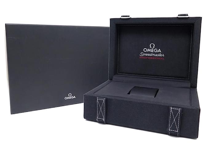 NEW OMEGA SPEEDMASTER PROFESSIONAL SO BLACK MOONWATCH BOX Cloth ref ...
