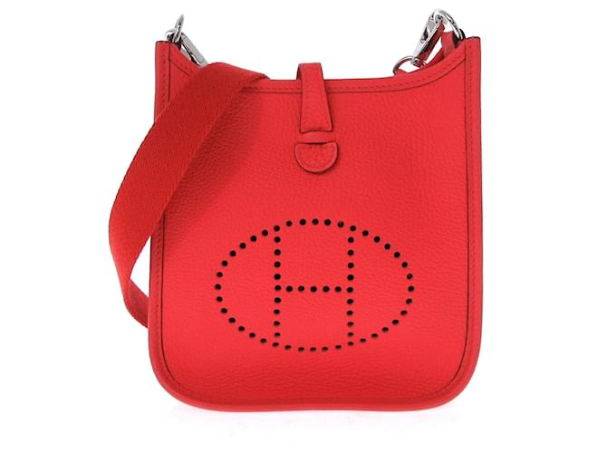 Hermès Evelyn Red Leather ref.1011946 - Joli Closet