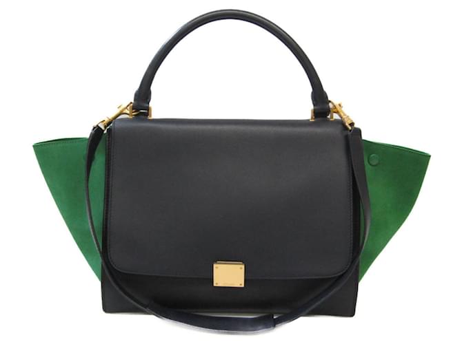 Céline Trapèze Black Leather ref.1017037 - Joli Closet