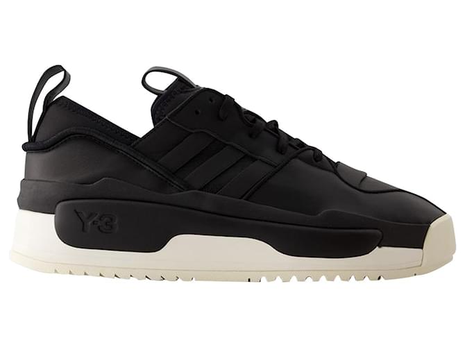 Y3 Rivalry Sneakers - Y-3 - Leather - Black/white ref.1018459 - Joli Closet
