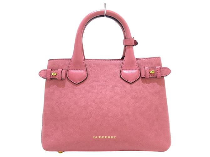 Burberry Banner Pink Leather ref.1019576 - Joli Closet