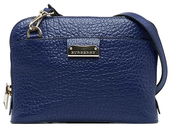 Burberry Blue Harrogate Leather Pony-style calfskin ref.1024155 - Joli ...