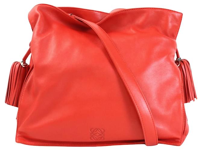 Loewe Flamenco Red Leather ref.1024614 - Joli Closet