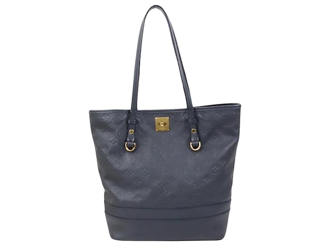 Louis Vuitton Citadine Navy blue Leather ref.1024820 - Joli Closet